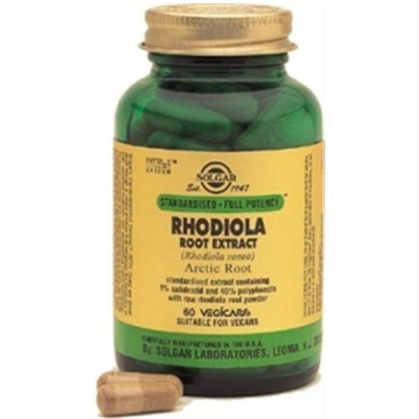 SOLGAR RHODIOLA ROOT EXTRACT 60cap - LojaNatur