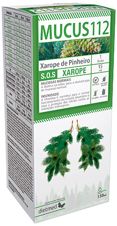 XAROPE DE PINHEIRO S.O.S. MUCUS-112 150ml - LojaNatur